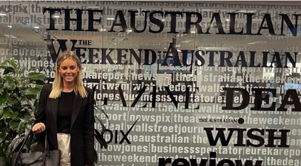Skylar learning to create content at Vogue Australia and GQ | Torrens ...